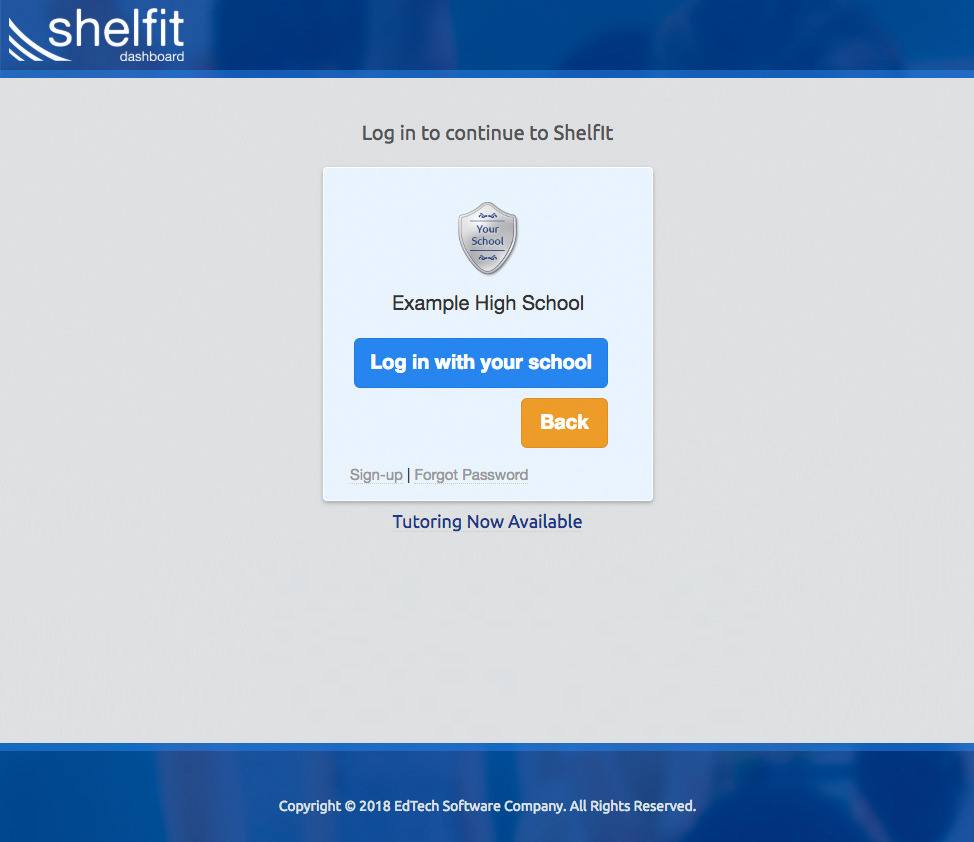 How do I log in to Shelfit to view my digital bookshelf or online ...